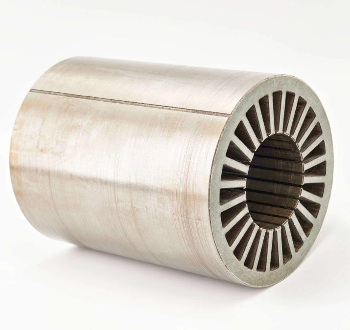 Induction motor stator core