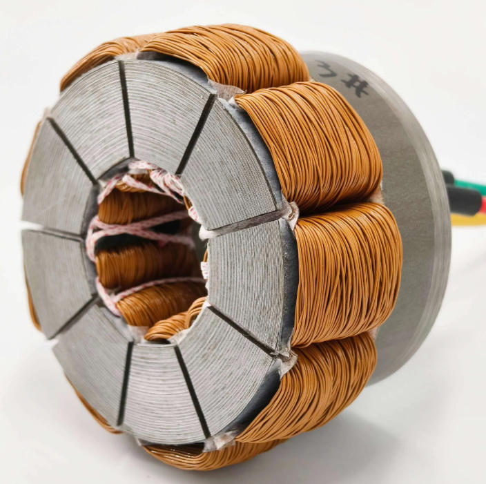Axial Flux Motor Winding Process