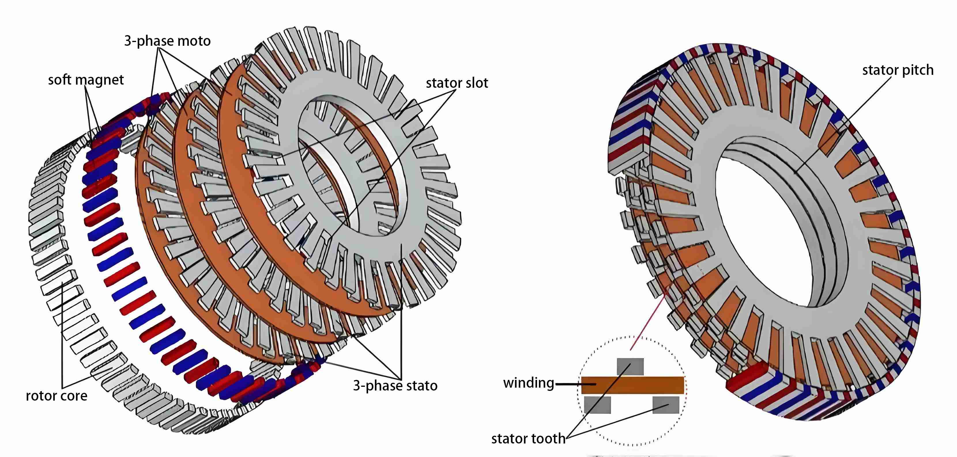 Coreless Permanent Magnet Motor