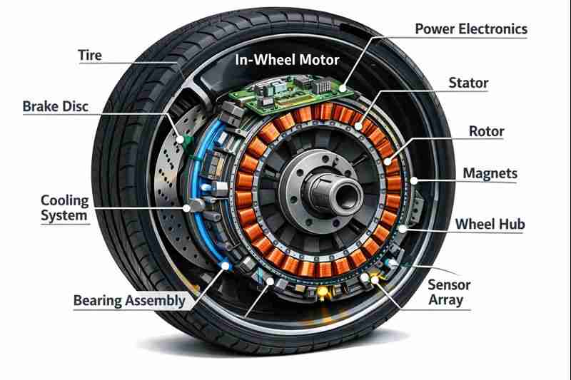Hub Motor Prototype: Revolutionizing Electric Vehicles - borstelloze motor