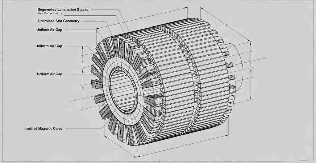 projektowanie silników o strumieniu osiowym do silników elektrycznych i ...